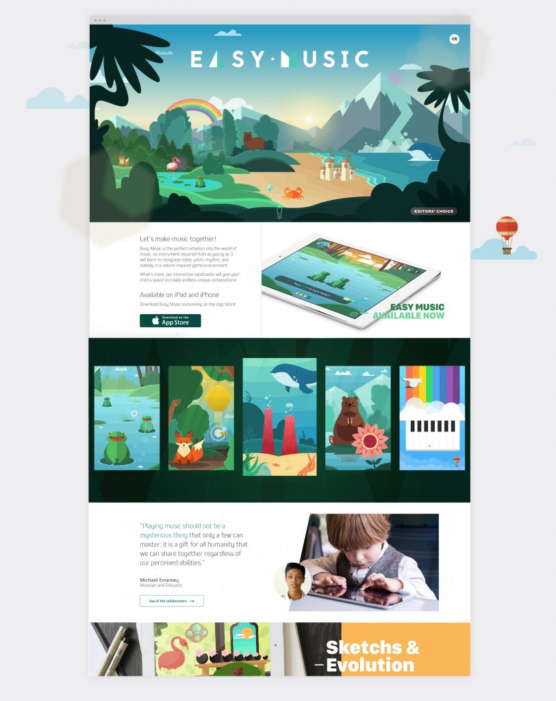 Easy Music App – Remi Milleret – Brand & Product Designer based in France